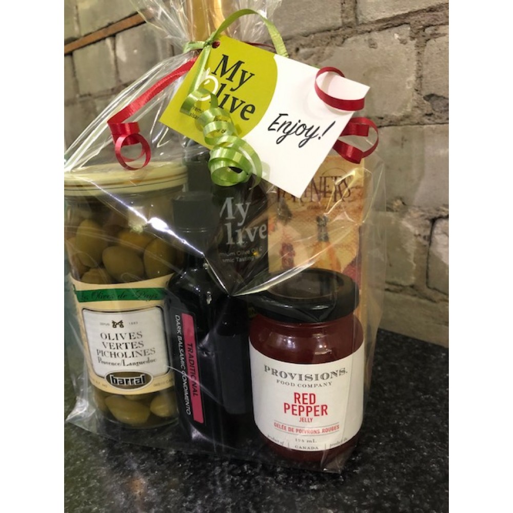 Just add cheese bundle with olives