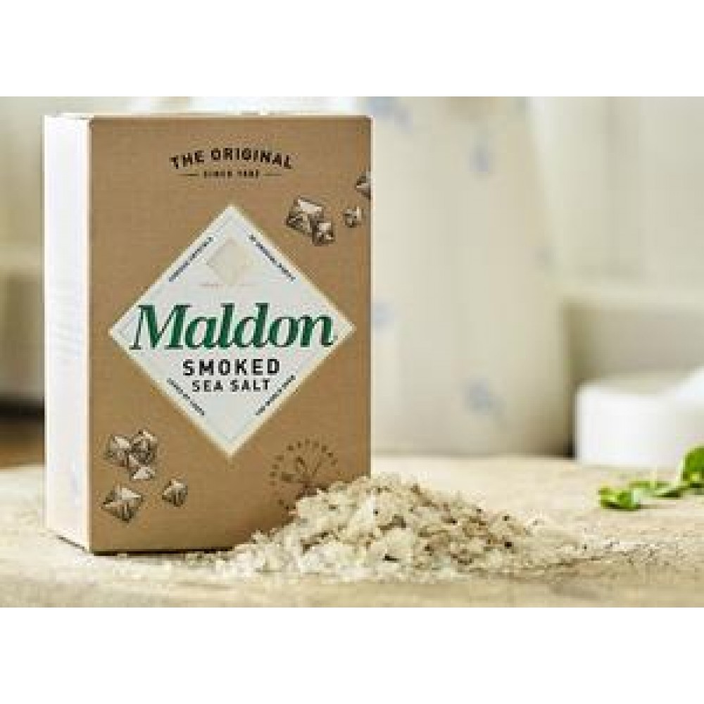 Smoked Maldon Flaked Sea Salts - 125 g Box